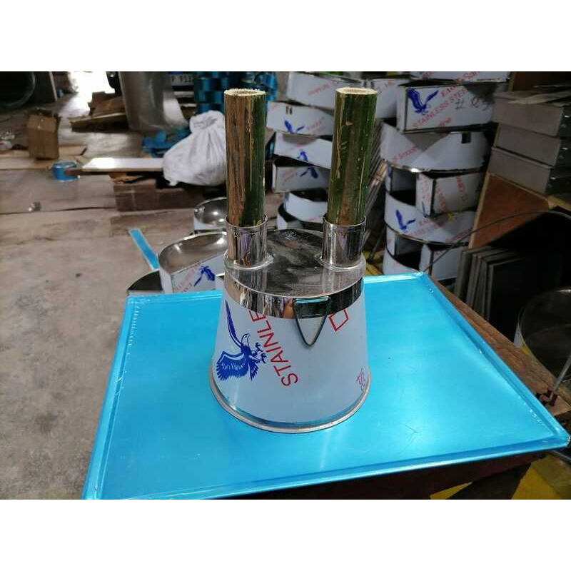 Puto Bumbong Steamer 2Holes W/Free 2 Bamboo Stick 32F | Shopee Philippines