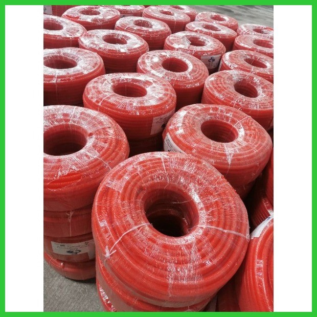 ☢ 1/2, 50meter 1Roll Pvc Orange Corrugated flexible hose connector ...