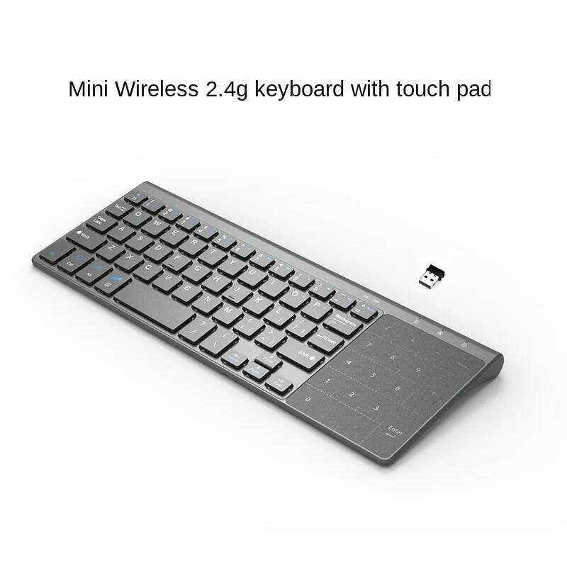 2.4G 2 Ce Wireless Keyboard With Number Touchpad E Thin Numeric Keypad ...