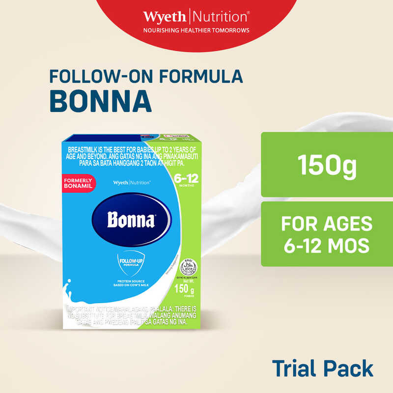 WYETH BONNA Stage 2 Infant Formula For 6-12 Months 150G Formerly ...