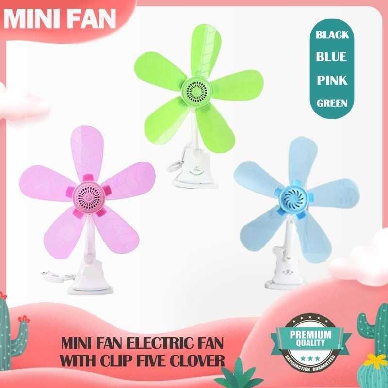 1 Cod Portable Clip Electric Mini Fans /Clip/ Wall/Stand Fan Five-Leaf ...