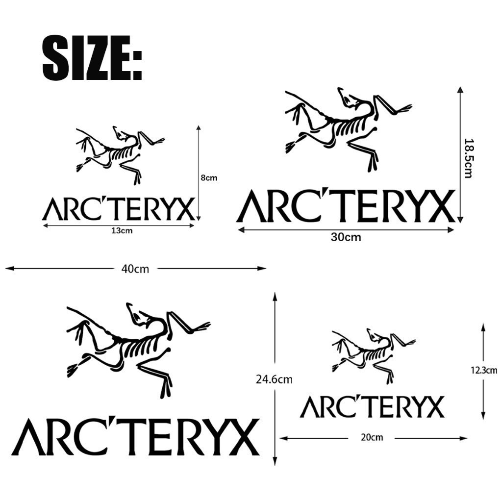 ARCTERYX Outdoor Reflector Car Accessories Vinyl Sticker Auto Body ...