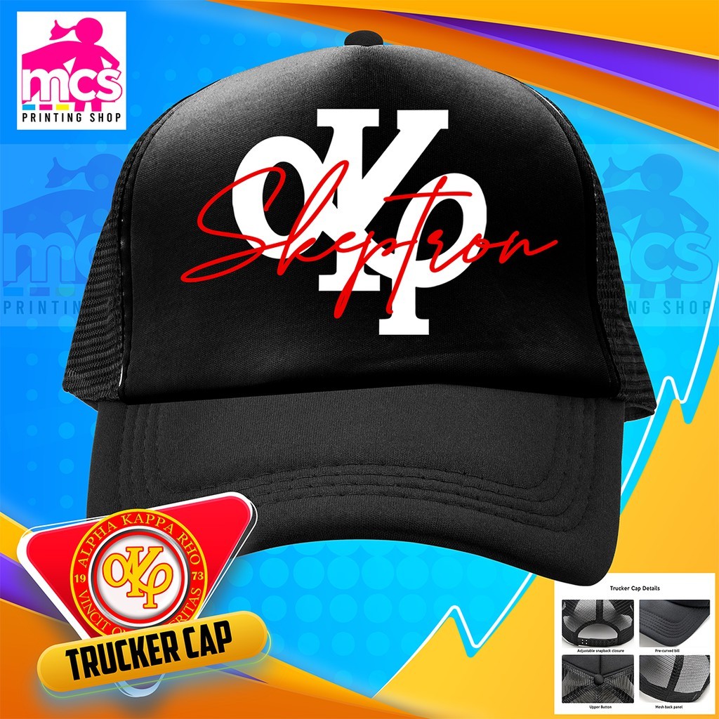 Alpha Kappa Rho AKP Cap (Trucker Cap) | Shopee Philippines
