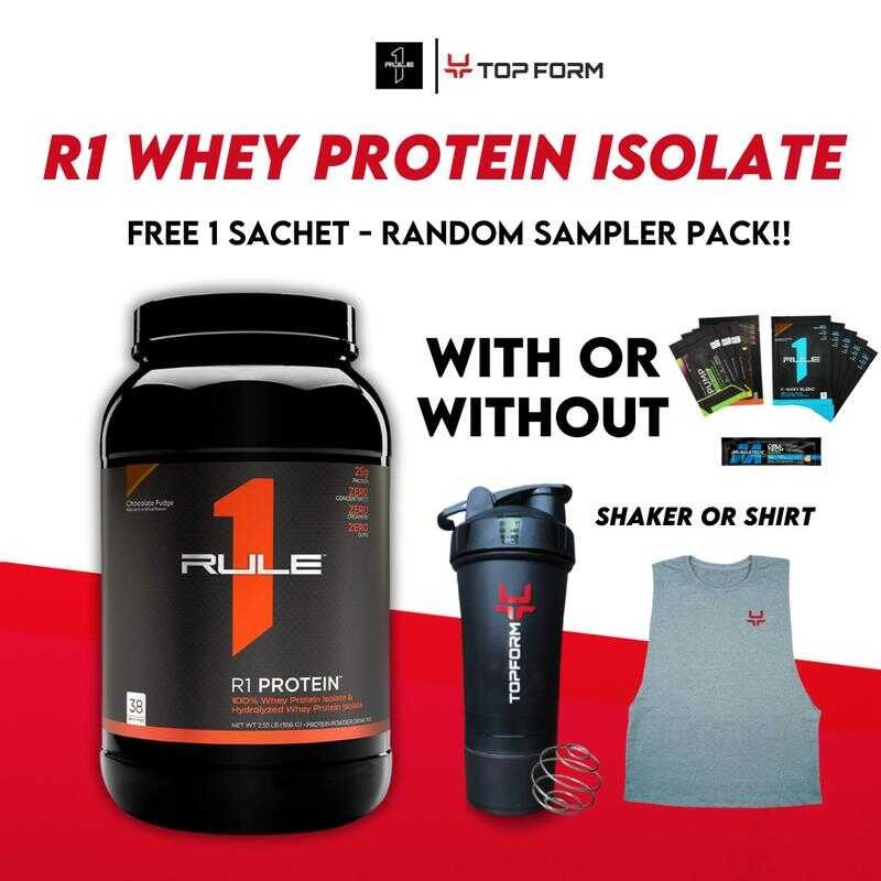 Rule 1 Whey Protein Isolate, R1 Powder 2.1 Lbs Fitness Healthcare ...