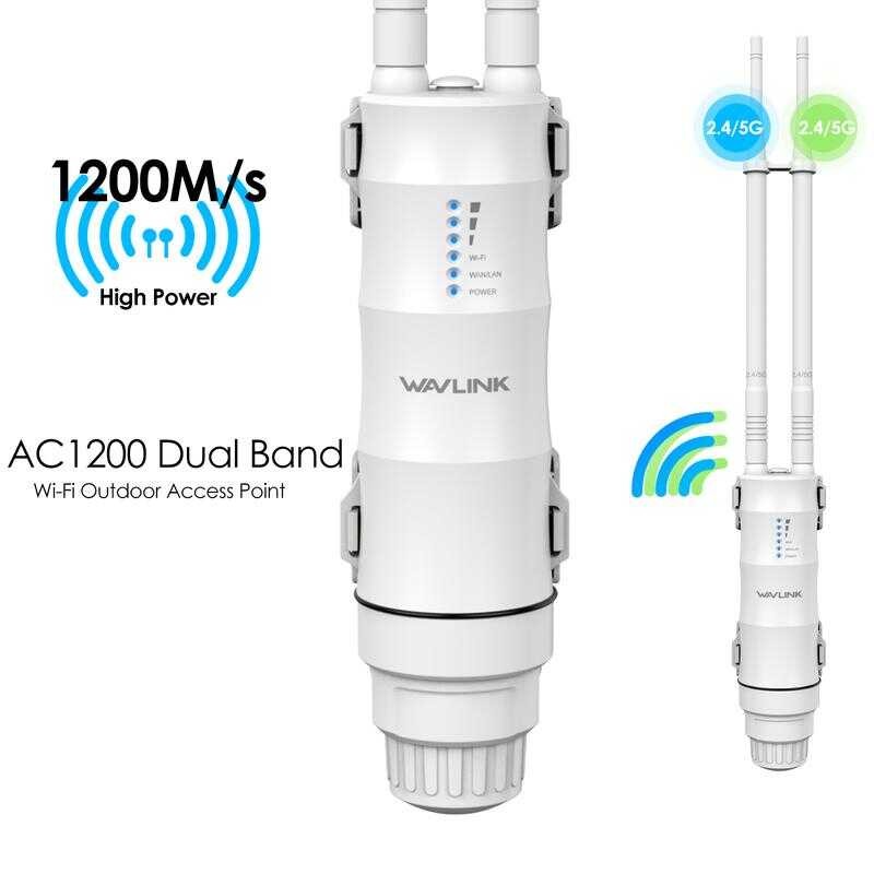 WAVLINK Ac1200 Piso WIFI Voucher Machine Dual Band Outdoor Access Point ...