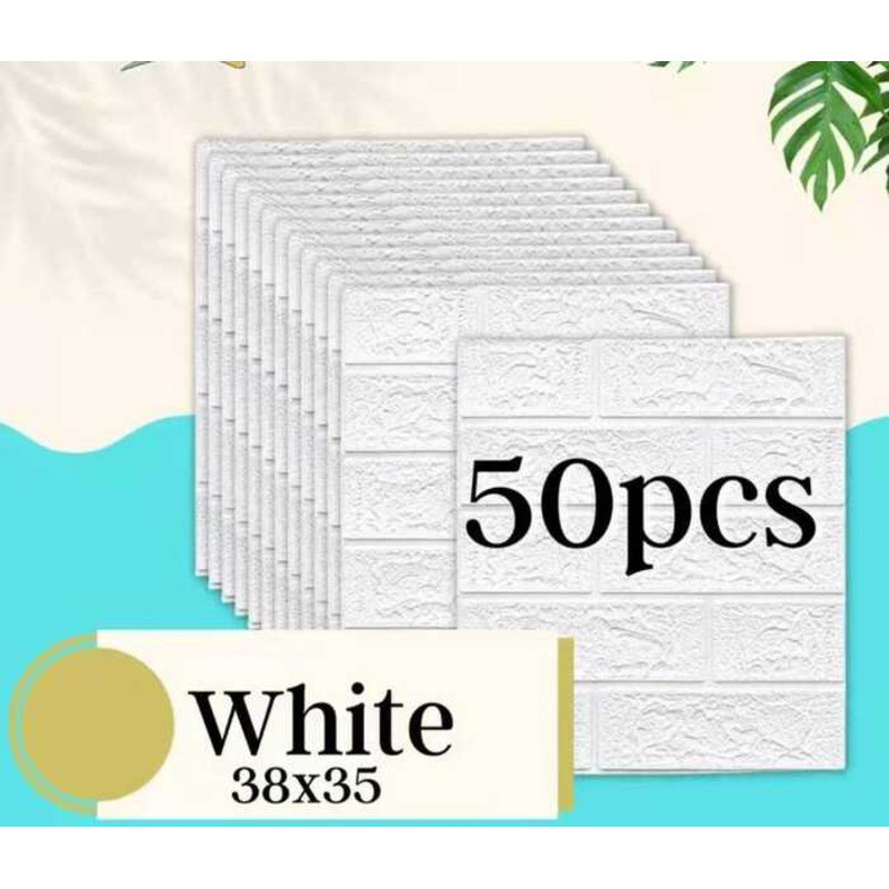 50Pcs 38*35Cm 3D Home Decor - I Seif-Adhesive Wallpaper Ideal For Roof ...