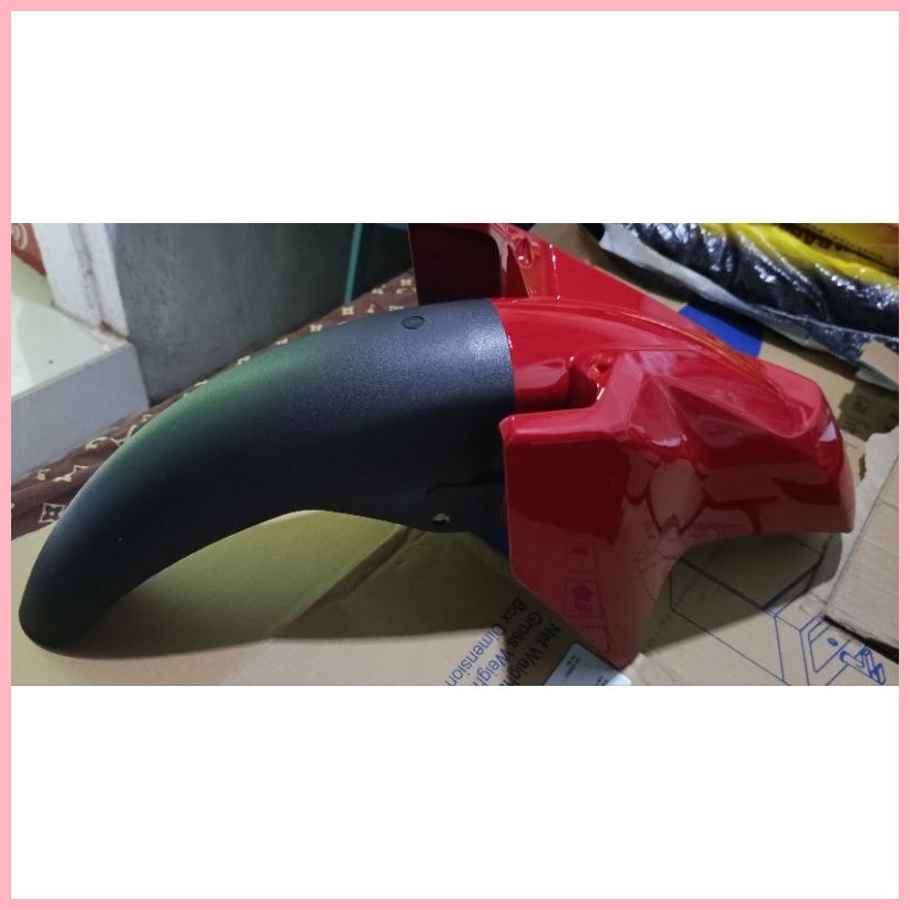 SNIPER 135 MX/CLASSIC FRONT FENDER RED GENUINE ( PREMIUM ) | Shopee ...