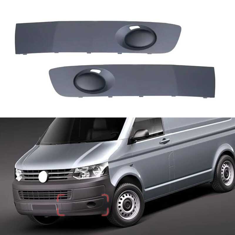 PCS 2 Front Lower Bumper Fog Light Grille Cover Grill Frame No Hole For ...