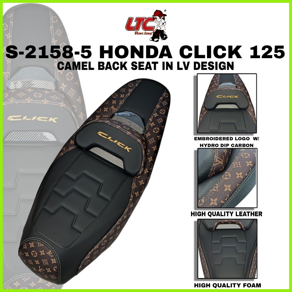 S 2158-5 HONDA CLICK 125 CAMEL BACK SEAT LV DESIGN | Shopee Philippines