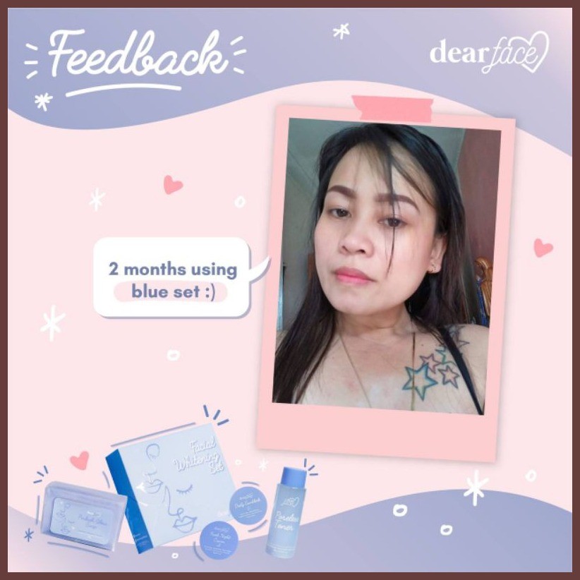 Dear Face Facial Whitening Set (New Packaging) | Shopee Philippines