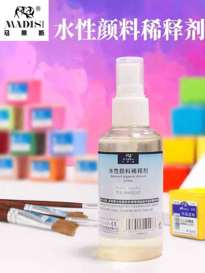 Matisse Gouache Thinner Paint Diluent Water-Based Paint Diluent Thinner ...