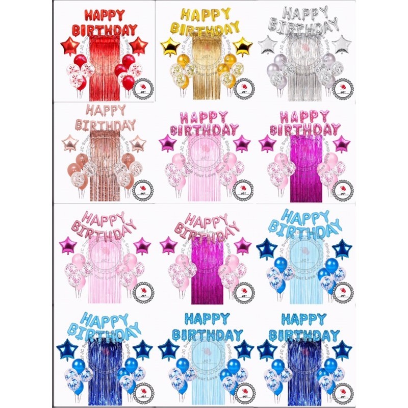 JC Birthday Party Decoration Package #08 B Party Decoration Party Needs ...