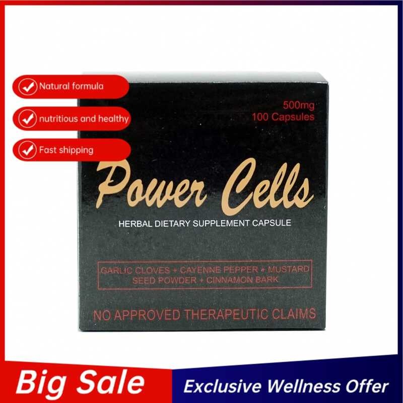 Power Cells Herbal Dietary Supplement 500Mg Capsules (10 Pcs/Pack) 3Ed ...
