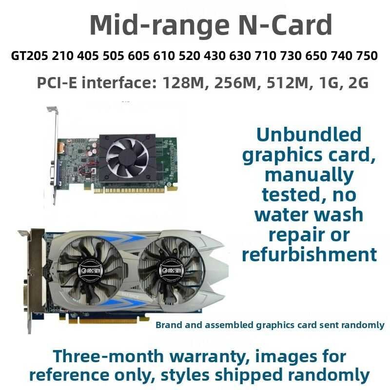 Desktop Computer Graphics Card Gt610 630 710 730 Gtx650 750 960 950 ...