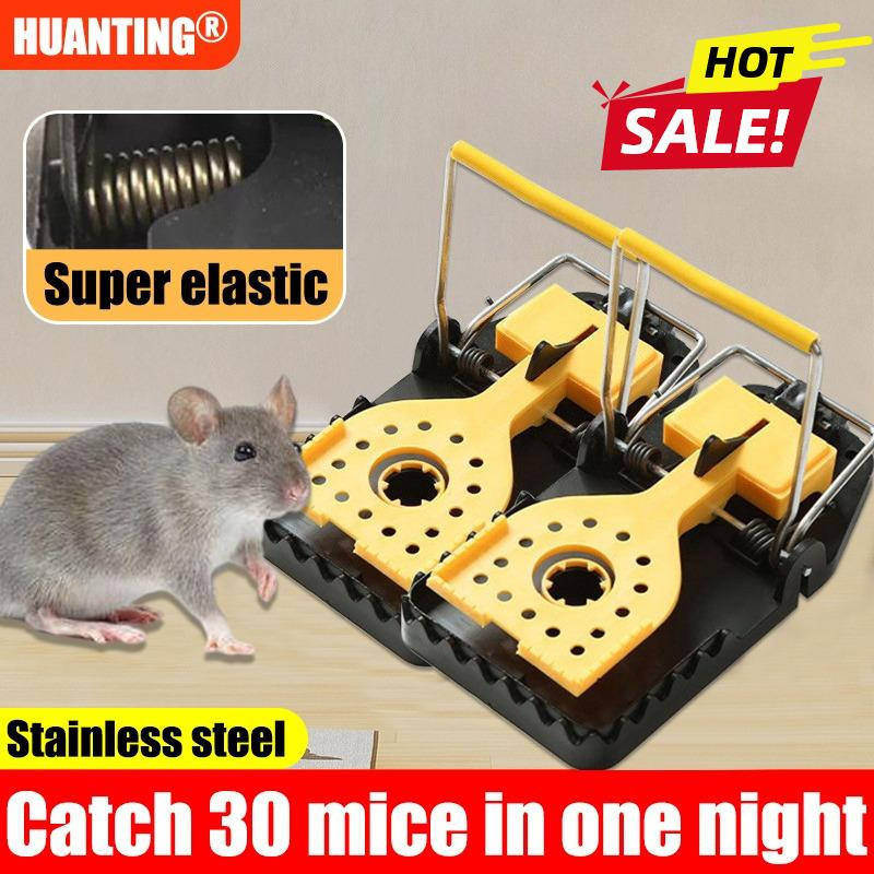 Upgraded Large Mouse Rat Traps - Safety High Sensitive Snap Big Plastic ...