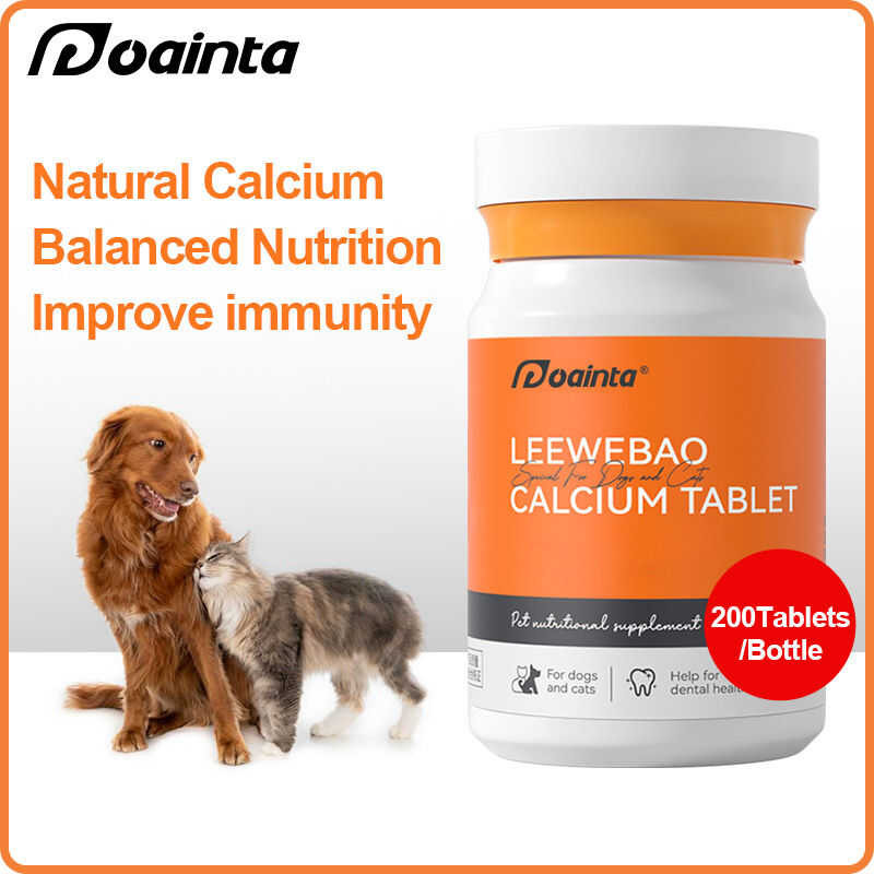 PUAINTA Pet Milk Calcium Tablets For Dog And Cat Nutritional Supplement ...