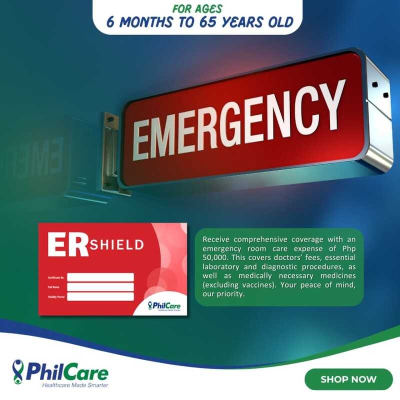 Philcare - ER Shield (Prepaid Health Card Health Insurance / Hmo) 149 ...