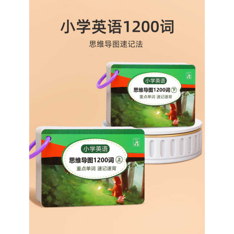 Primary School English Vocabulary Flashcards Mind Map Quick Memo Hand ...