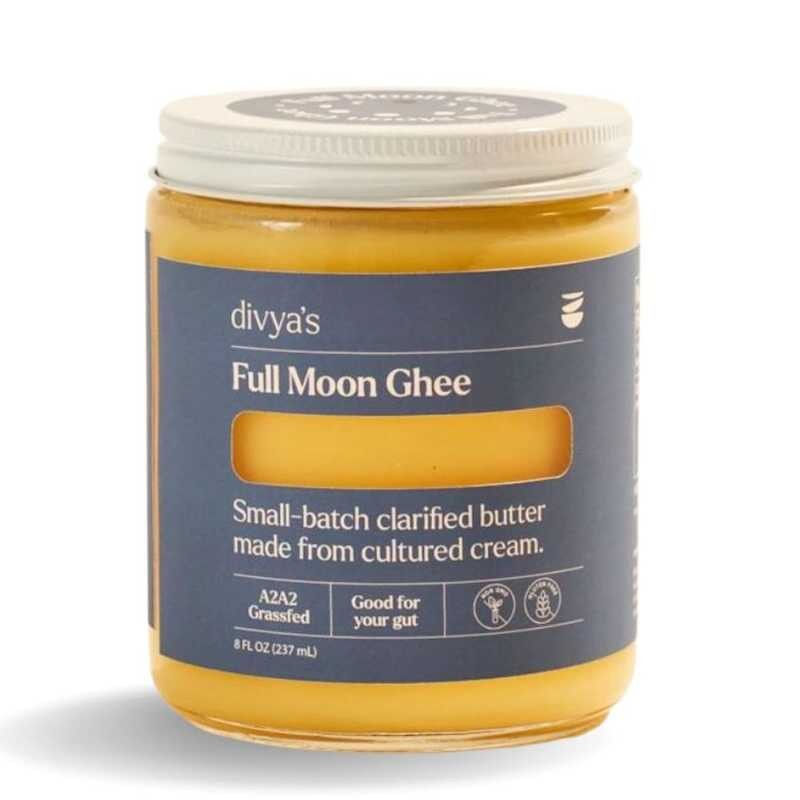Divya's Cultured Full-Moon Ghee, Small Batch Organic Grass-Fed ...