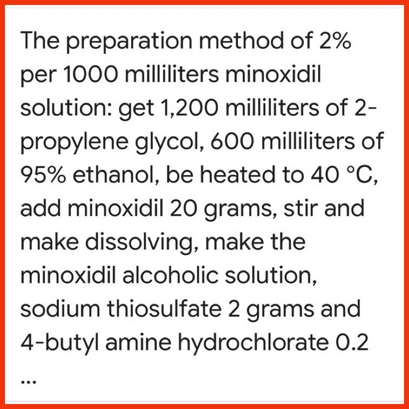 Minoxidil powder 50g/10g | Shopee Philippines