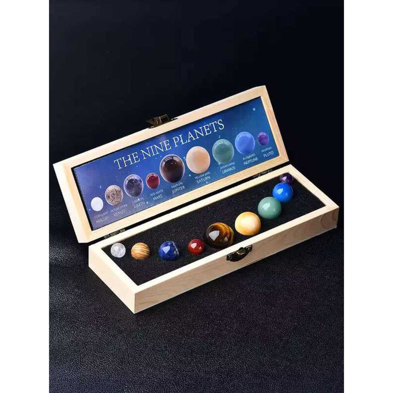 Solar System Natural Crystal Raw Stone Eight Planets Universe Galaxy ...