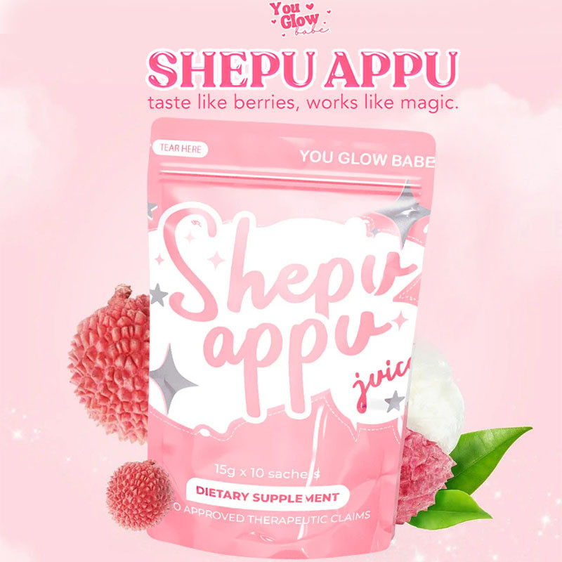 Shepu Appu Juice by 10 Sachets with Glutathione and Vitamin C for ...