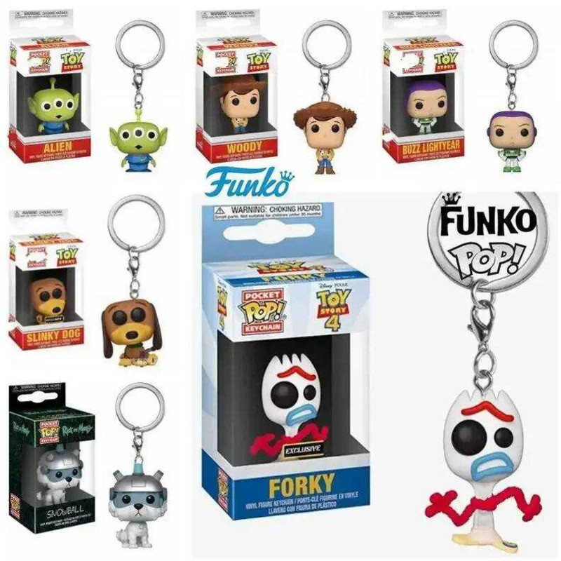 Funko POP Toy Story 4 Forky Slinky Dog Woody Buzz Lightyear Alien ...