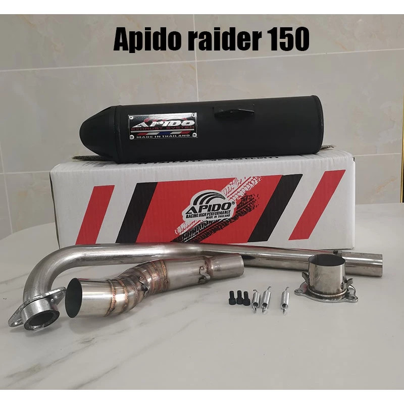 Apido Muffler Pipe for Raider 150 carb & Xrm 125/RS125carb/fi / XRM 110 ...