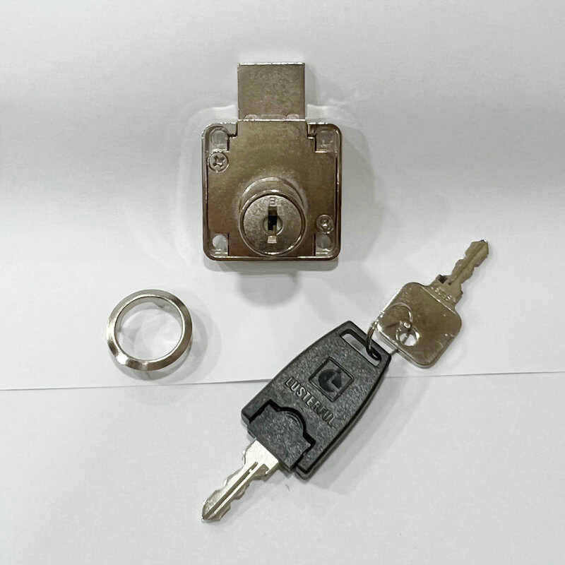 LUSTERFUL Drawer Lock Extended Tongue Mall Display Cabinet Lock 3105 ...
