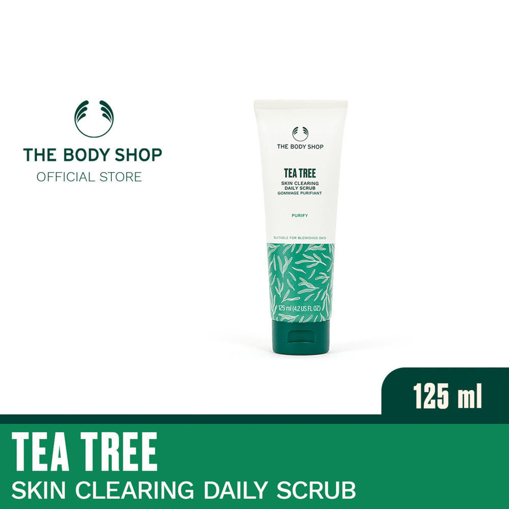 The Body Shop Tea Tree Skin Clearing Daily Scrub 125ml | Shopee Philippines
