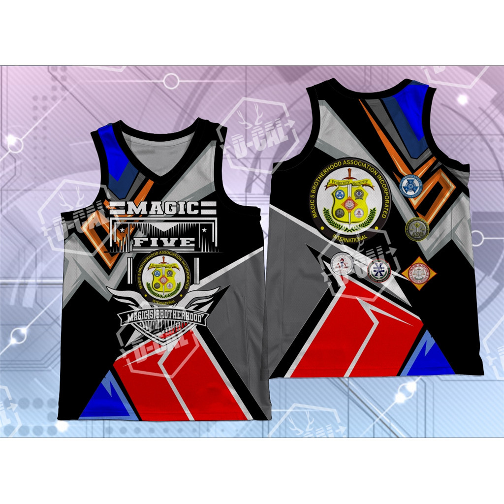 Full sublimation, Fraternity shirt, FS SANDO, MAGIC FIVE NEW | Shopee ...