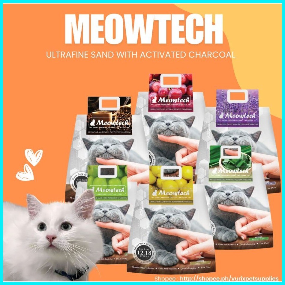 MEOWTECH BENTONITE SAND Ultra Premium Cat Litter 12.18L/9.6kgs | Shopee Philippines