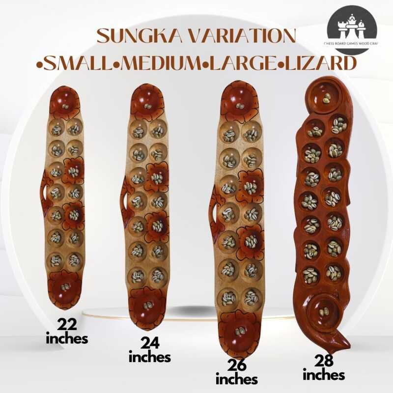 1 Sungka Sungkaan Mancala With Free 102Pcs Shell/Sigay Complete Set ...