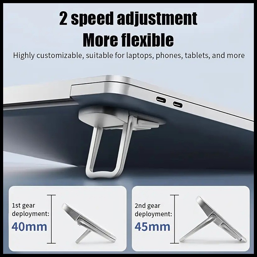 Mini Foldable Laptop Stand Computer Keyboard Holder Self-Adhesive ...