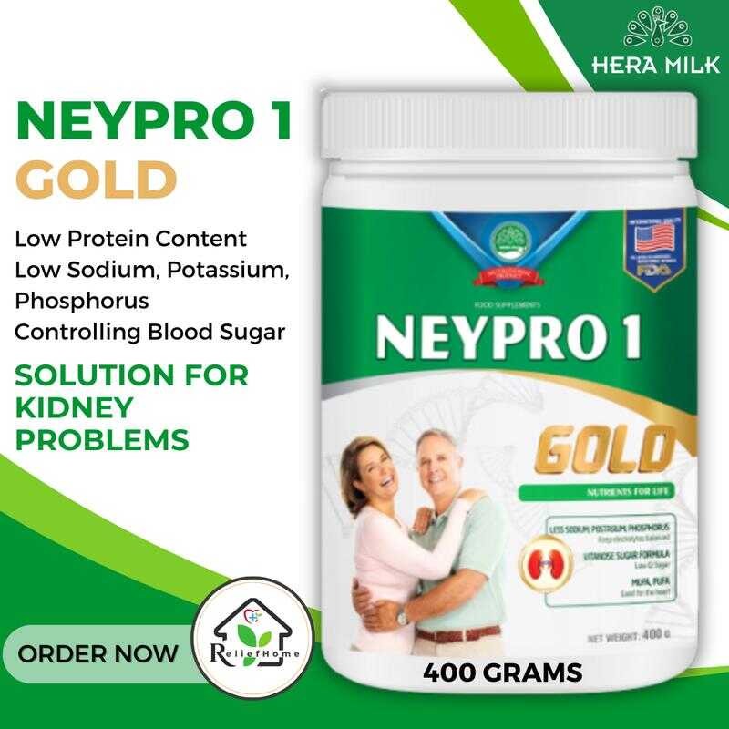 Neypro 1 Gold Colostrum Milk 400G For Kidney Support 26F | Shopee ...