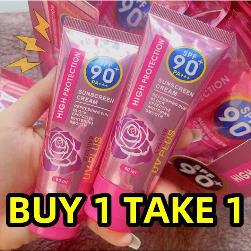 BUY 1 TAKE SPF 90++ High Protection LBLS Sunscreen Kiss Beauty Skin Care Cream 17D | Shopee ...