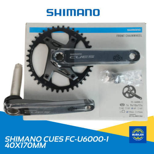 Shimano CUES FC-U4000/U6000 9/10/11-speed Crank 32T 40T 42T 1x Crankset Hollowtech | Shopee ...