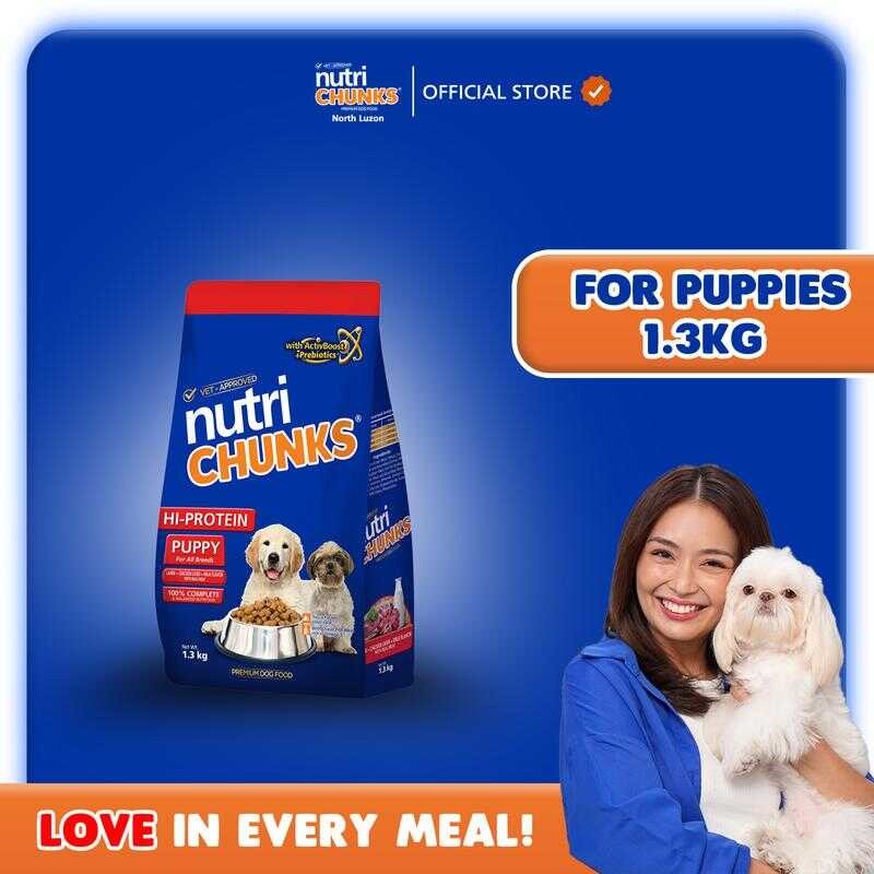 885 Nutri Chunks - Premium Dog Food Hi-Protein Puppy Lamb, Chicken Liver And Mil | Shopee ...