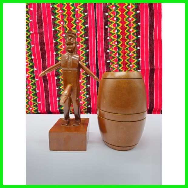 BAGUIO'S BARREL MAN WOOD CRAFT | Shopee Philippines