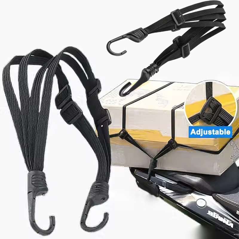 Universal Motorcycle Helmet Luggage Rope - Motorcycle Bungee Cord ...