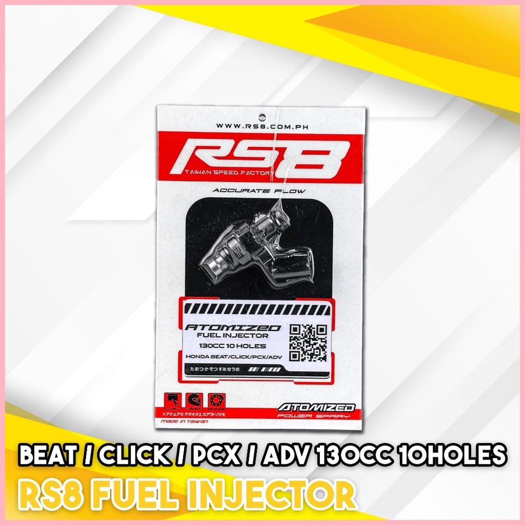 RS8 FUEL INJECTOR BEAT/CLICK/PCX/ADV 10 HOLES | Shopee Philippines