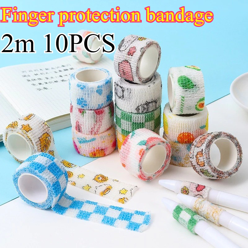 10pcs Finger Bandage Finger Guard Anti-wear Hand Tape Self-adhesive ...
