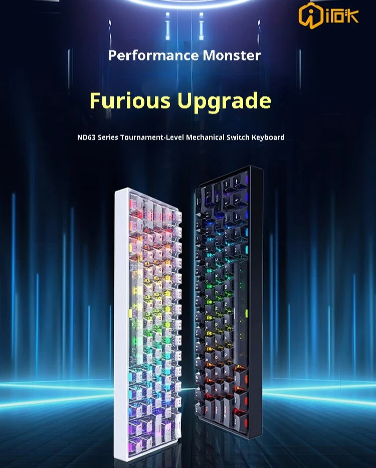 IROK ND63 Ultra Max Magnetic Switch Mechanical Keyboard 63 Key Layout ...