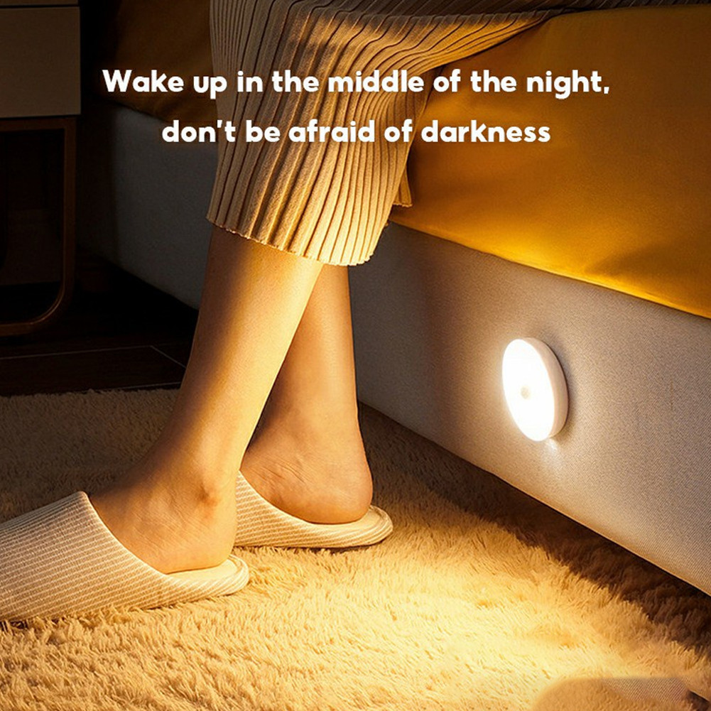 Push Mini Night LED Stick Tap Push Lamp Night Light USB Rechargeable ...