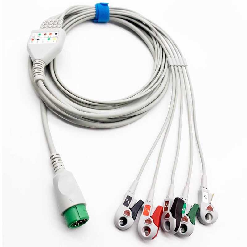 Suitable for Comen C30 C50 C60 C80 ECG Monitor Integrated 5-Lead Clip ...