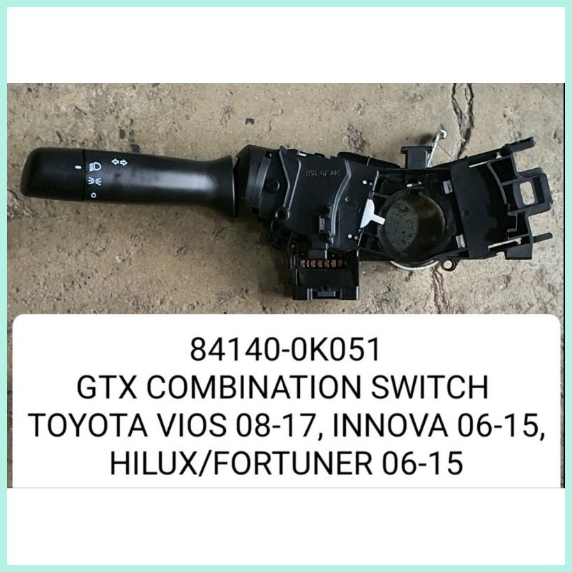 COMBINATION SWITCH TOYOTA VIOS (2008-2017), INNOVA (2006-2015), HILUX ...