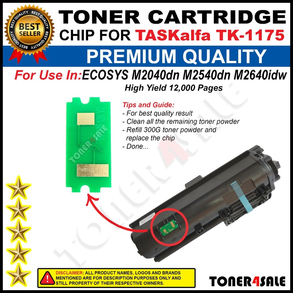 TK1175 TK 1175 Kyocera Ecosys M2040 M2040dn M2540 M2540dn M2640 ...