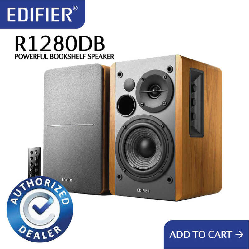 Edifier R1280db Powered Bluetooth Bookshelf Speaker 5Ea | Shopee ...