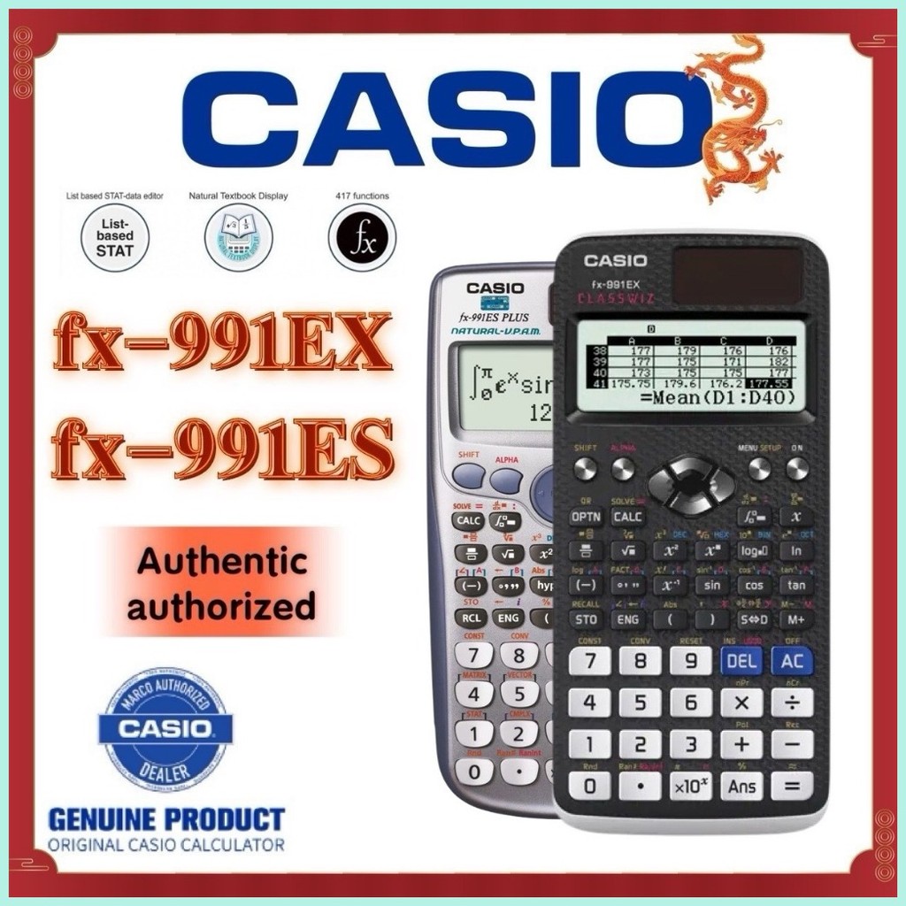 Casio FX-991ES FX991ex FX 991ex Scientific Calculator Classwiz ...