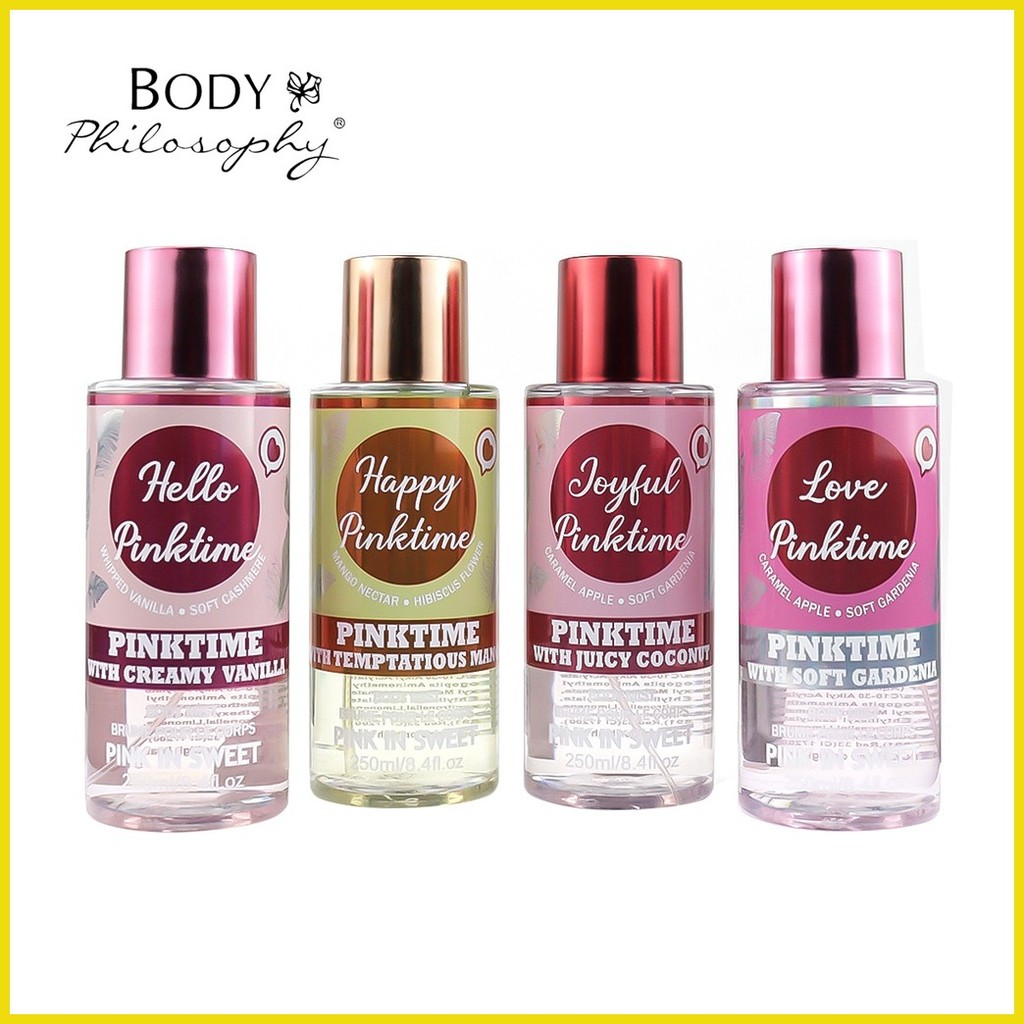 Body Philosophy Pink in Sweet Collection - Body Mist Mini (88ml) Grande ...